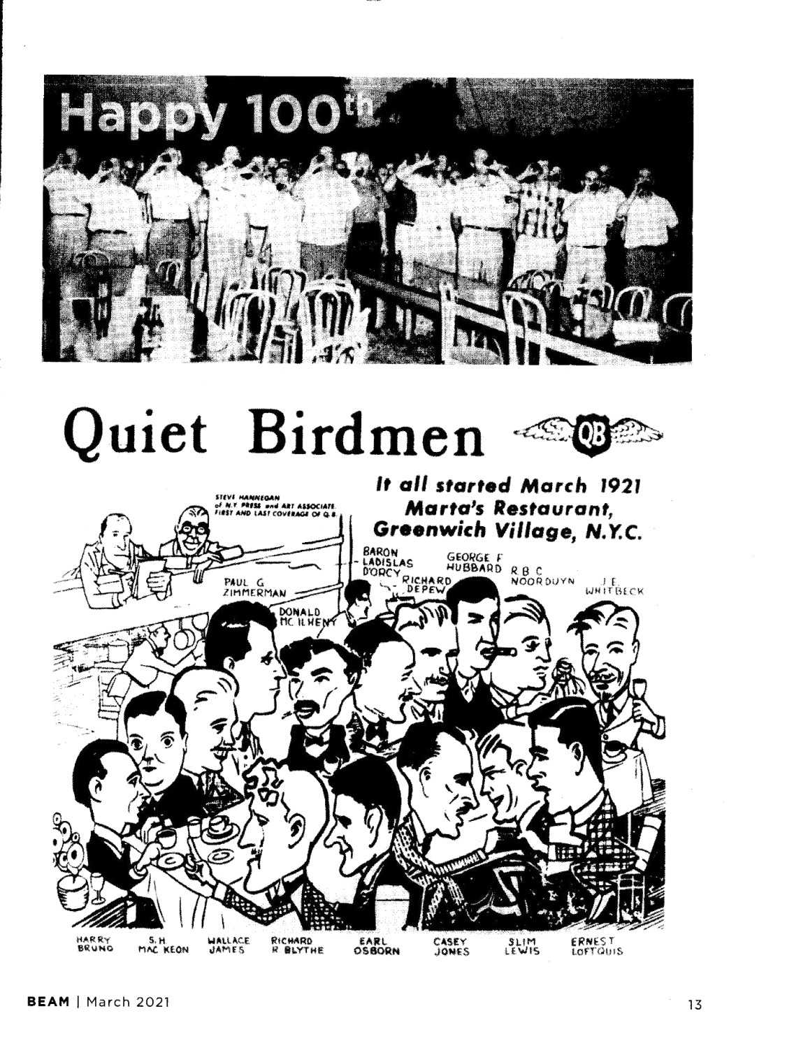 Steve Hannagan at the founding of the Quiet Birdmen – Steve Hannagan ...